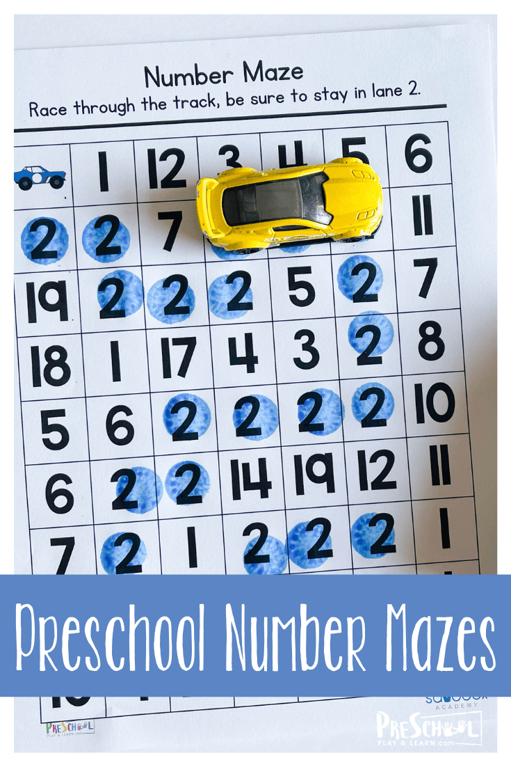 Printable Number Maze - Printable Mazes Free